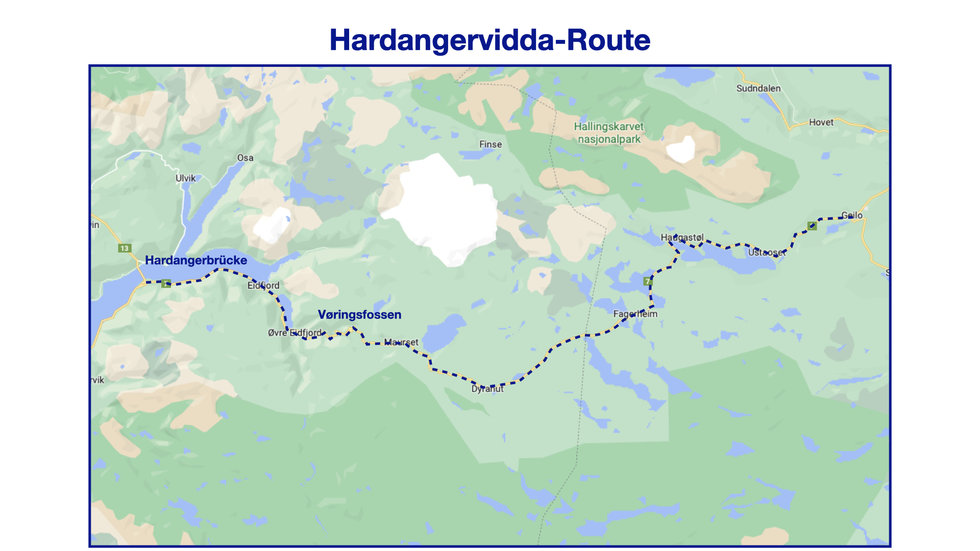 Hardangervidda Landschaftsroute | van2gether