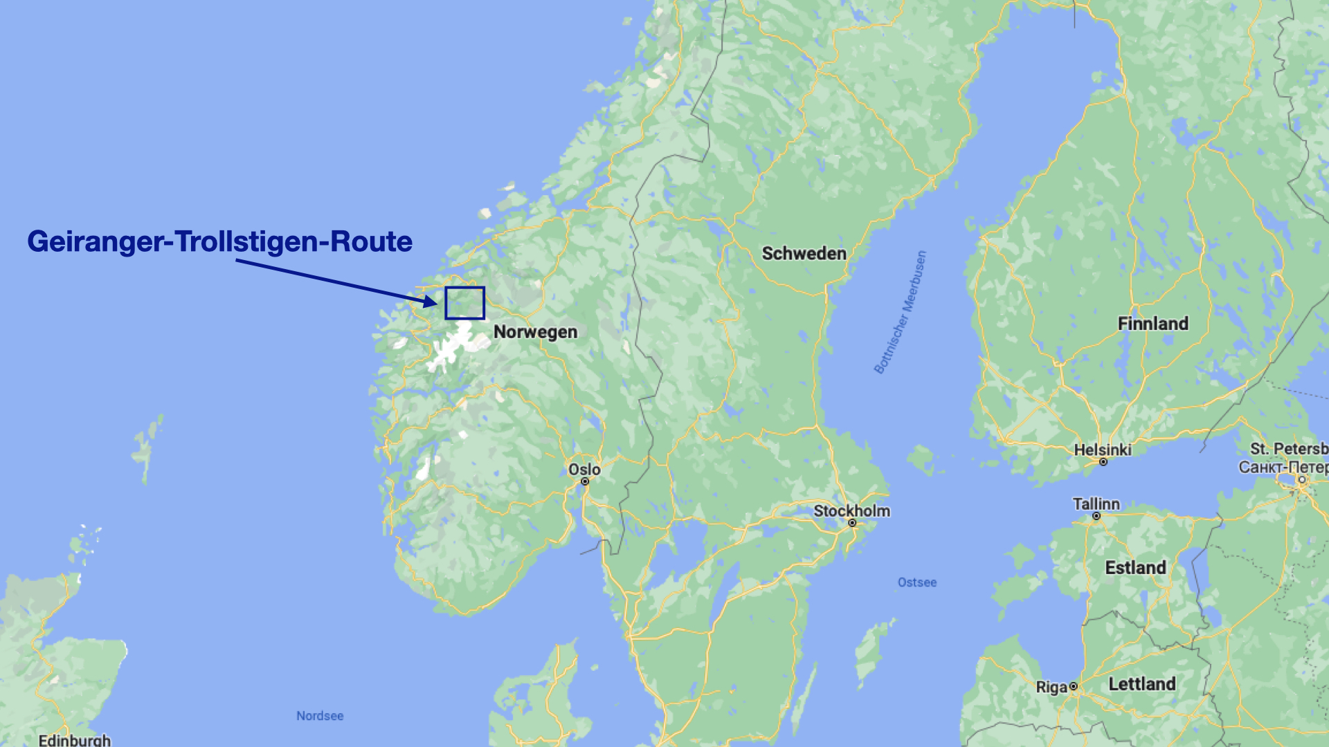Geiranger-Trollstigen Landschaftsroute | van2gether