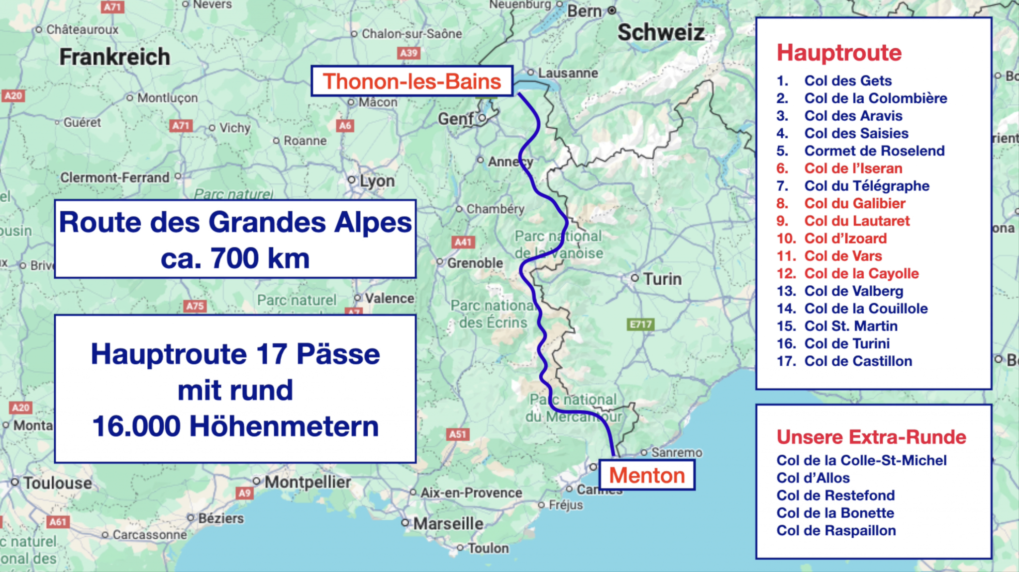 Route des Grandes Alpes #1 | Die ersten 7 Pässe von Nord nach Süd ...